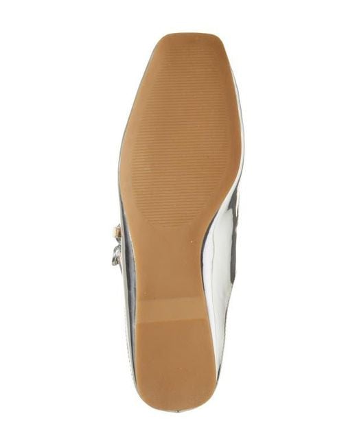 Steve Madden Remee Mary Jane Mule in White | Lyst