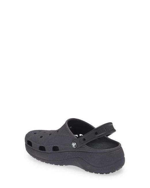 Crocs™ Baya Platform Glitter Clog in Gray | Lyst