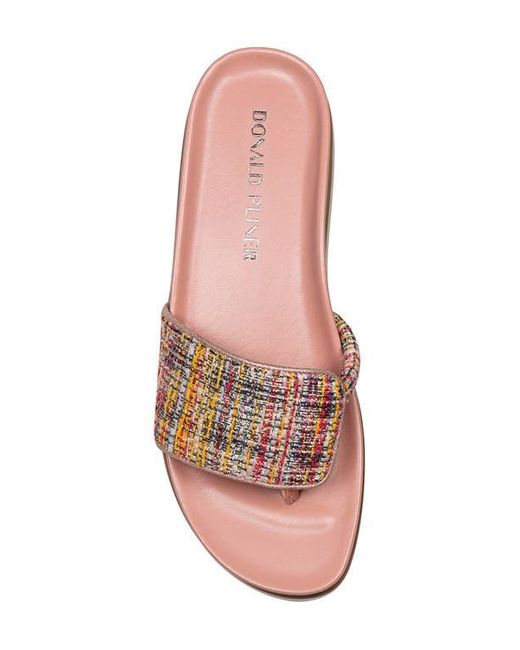 Donald J Pliner Fifi Platform Wedge Flip Flop in Pink | Lyst