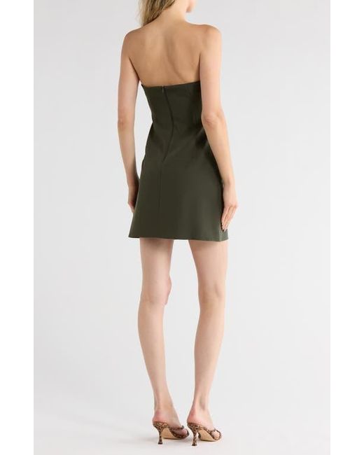 ASOS Sweetheart Neckline Minidress in Green | Lyst