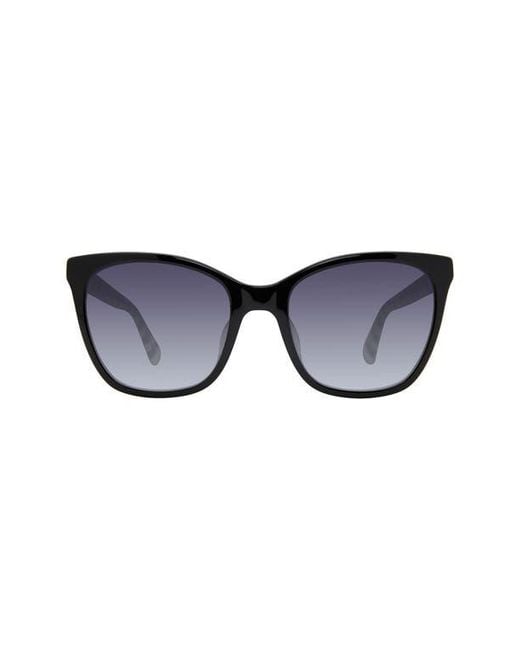 Kate Spade 55Mm Desi Oversize Sunglasses in Black | Lyst