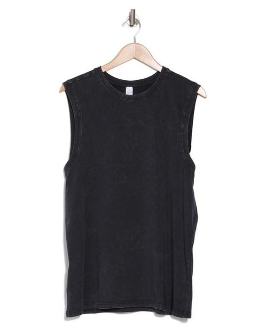 90 Degrees Acid Wash Tank in Black for Men | Lyst