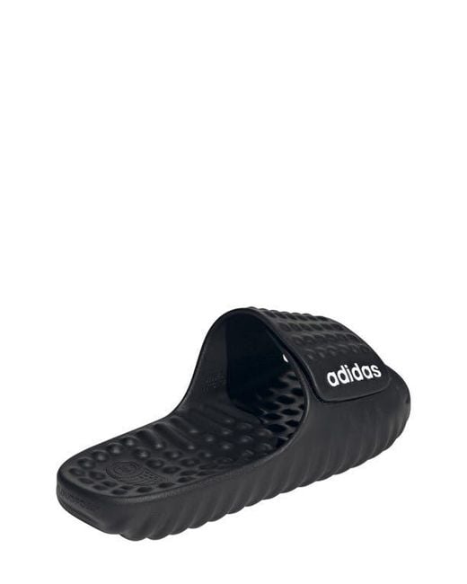 adidas Gender Inclusive Adissage Bubble 360 Rec Slide Sandal in Black ...