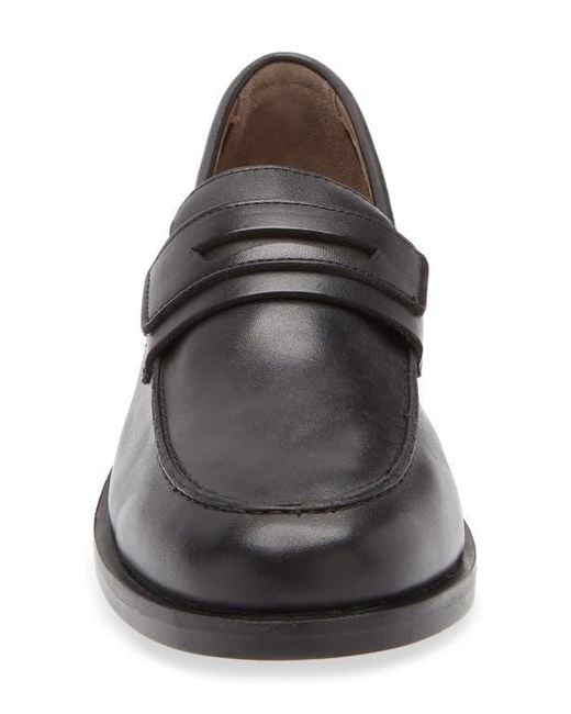 AllSaints Sam Penny Loafer in Gray for Men | Lyst
