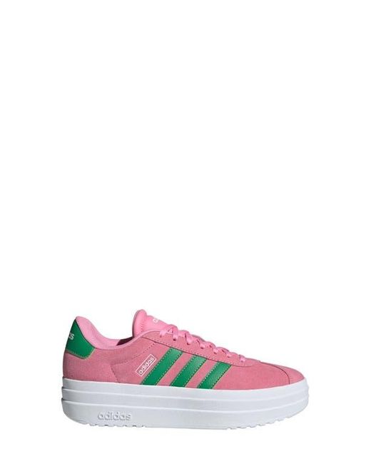 adidas Vl Court Bold Platform Sneaker in Pink | Lyst