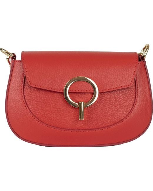 Persaman New York Amber 18 Crossbody Bag in Red | Lyst