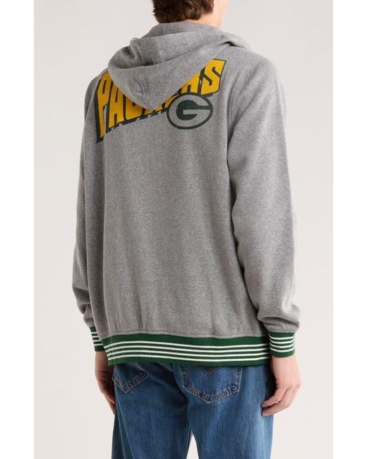Junk Food Field Goal Packers Full Zip Hoodie in Gray for Men | Lyst