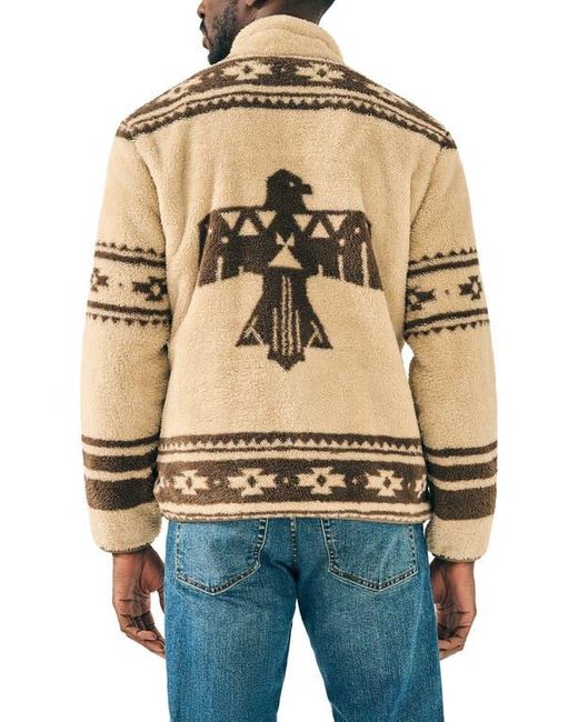 Faherty Steven Paul Judd Reversible Recycled Polyester Fleece Jacket in ...