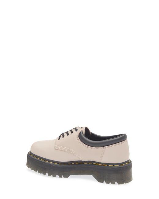 Dr. Martens 8053 Quad Smooth Platform Derby in White | Lyst
