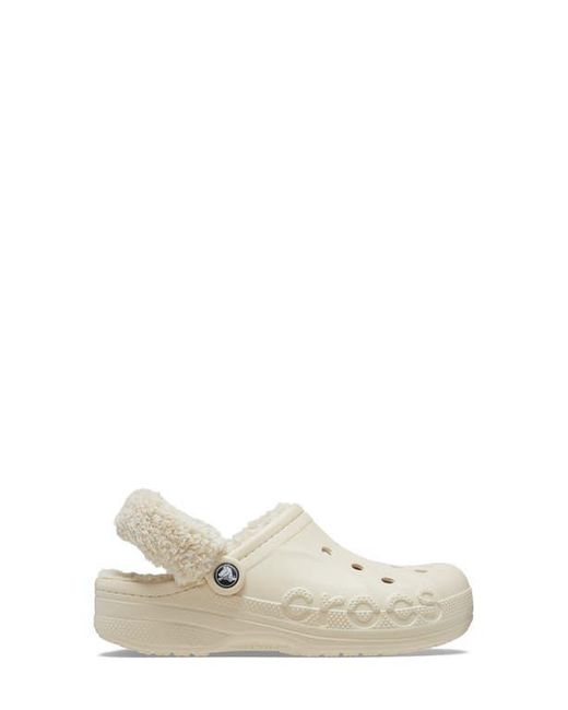 Crocs™ Faux Fur-Lined Clog in White | Lyst