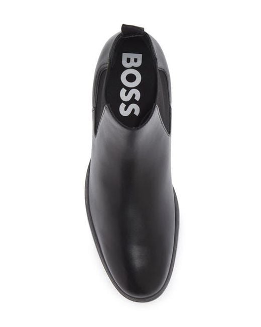 BOSS Colby Chelsea Boot in Black for Men | Lyst