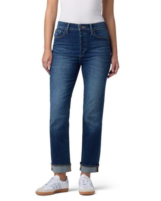 Joe's Jeans Og Straight Leg Ankle Cuff Jeans in Blue | Lyst