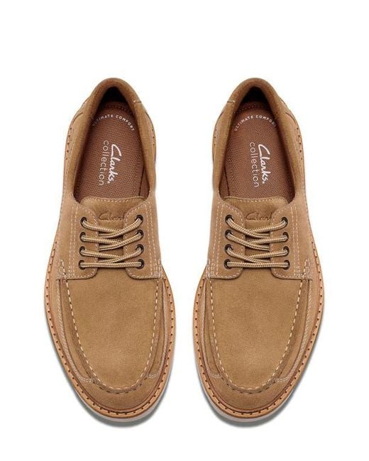 Clarks Weltridge Derby in Brown for Men | Lyst