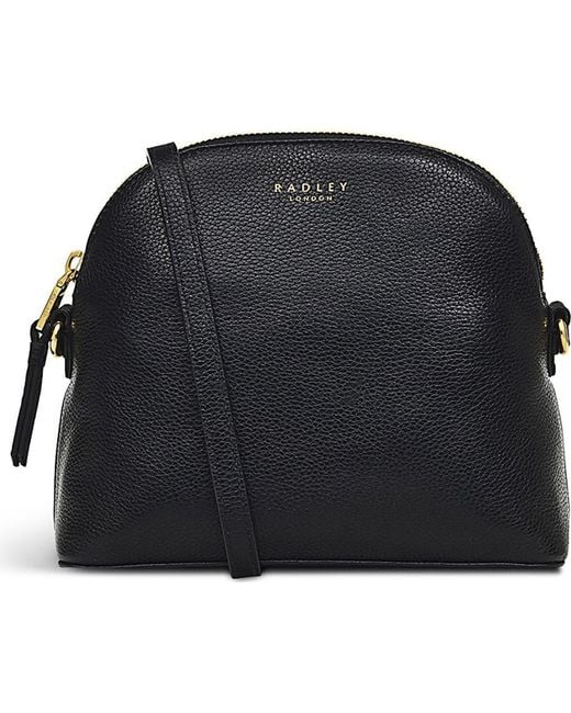 Radley Chelsea Mini Leather Crossbody Bag in Black | Lyst