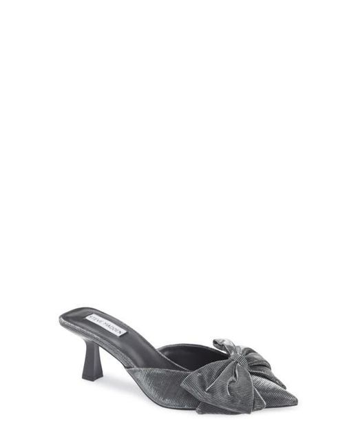 Steve Madden Ander Pointed Toe Kitten Heel Mule in White | Lyst