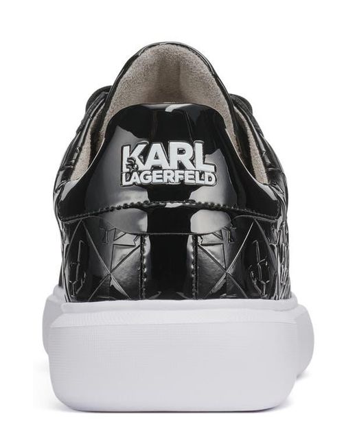 Karl Lagerfeld Karl Profile Low Top Sneaker in Black for Men | Lyst