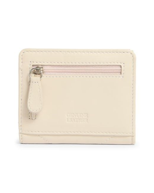 MUNDI SMALL LEATHER GOODS Quilted Bifold Wallet in Natural | Lyst