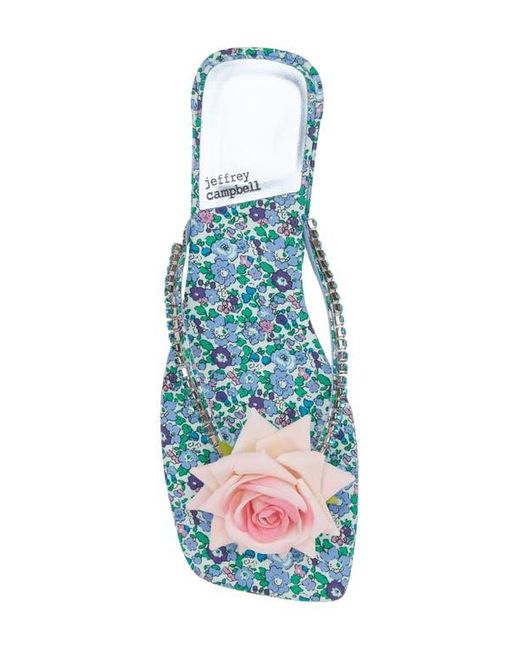 Jeffrey Campbell Primrose Flip Flop in Blue | Lyst