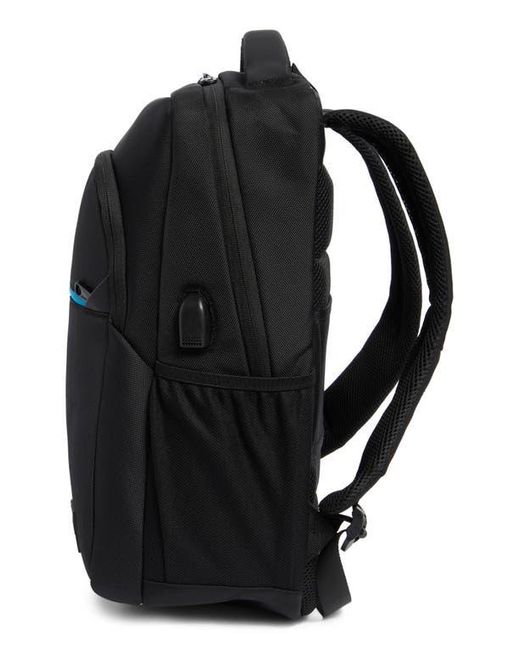 Duchamp Contrast Zip Backpack in Black for Men | Lyst