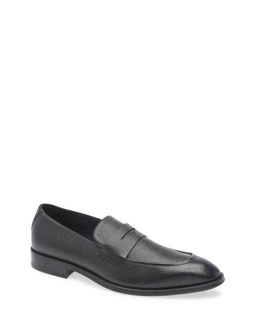 BOSS Derrek Penny Loafer in Gray for Men | Lyst