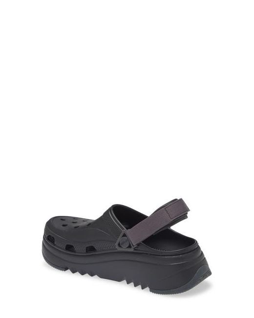 Crocs™ Classic Hiker Xscape Slingback Platform Clog in Black | Lyst