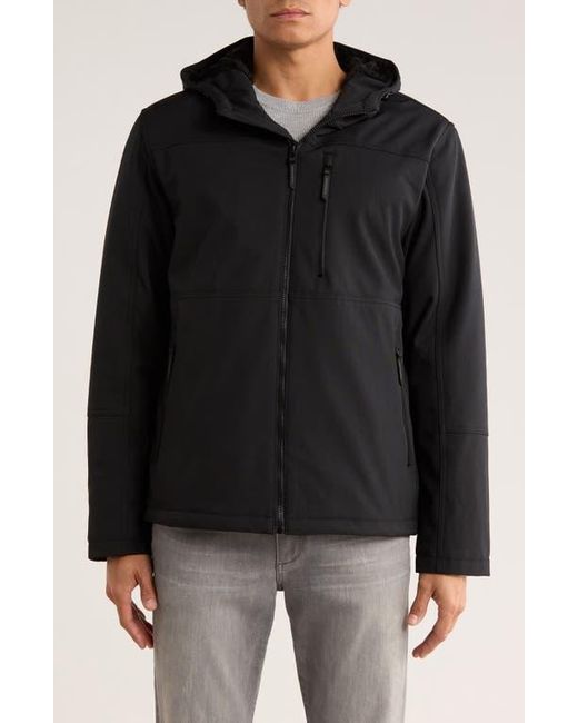 Hawke & Co. Waterproof Faux Shearling Lined Softshell Down Jacket in ...