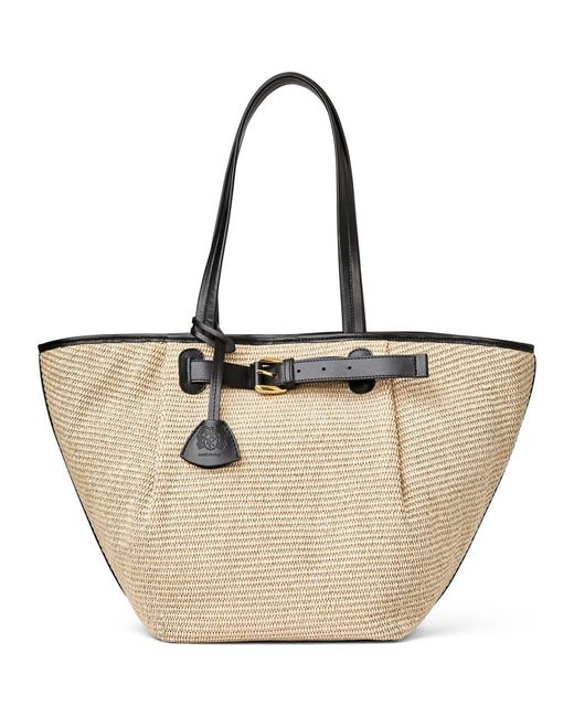 Bruno Magli Tessa Tote Bag in Natural | Lyst