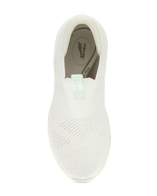 Dansko Pep Knit Slip-On Shoe in White | Lyst