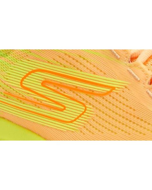 Skechers Go Run Swirl Tech Speed Sneaker in Yellow | Lyst