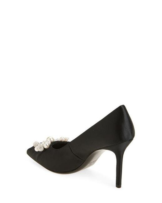 Kate Spade Elodie Faux Pearl Pump in Black | Lyst