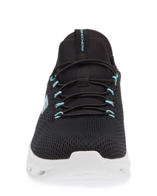 Skechers Swift-Fit Glide Lite Knit Sneakers in Black | Lyst