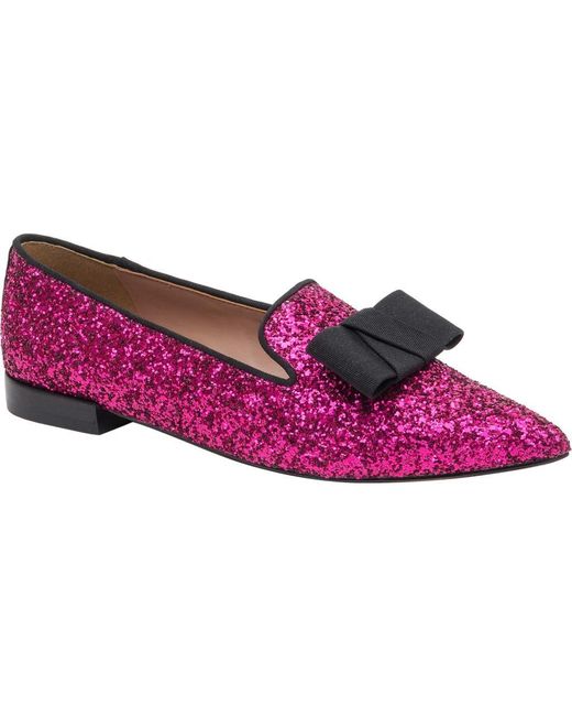 Linea Paolo Melrose Glitter Loafer in Pink | Lyst