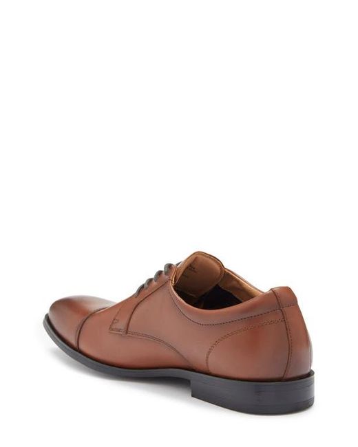 Steve Madden Islin Cap Toe Derby in Brown for Men | Lyst