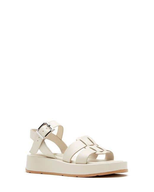 La Canadienne Aubree Platform Sandal in White | Lyst