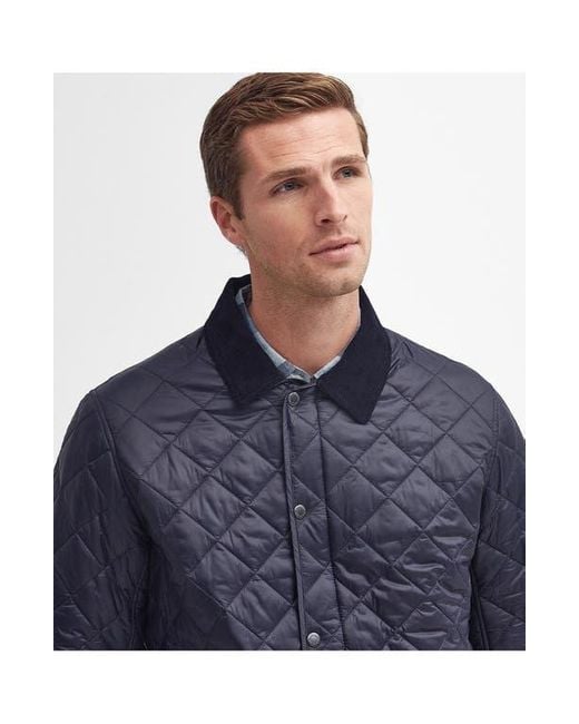 Barbour Mod Chelsea Quilted Jacket in Blue for Men | Lyst