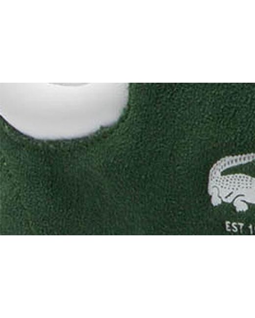 Lacoste Baseshot Leather Sneaker in Green for Men | Lyst