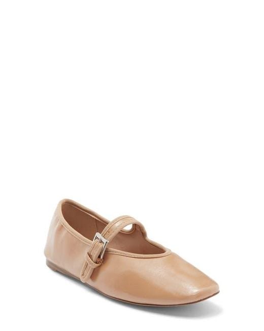 Steve Madden Judee Square Toe Mary Jane in Natural | Lyst