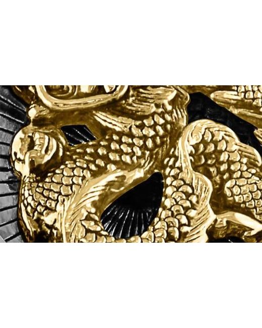 Effy Sterling Spinel Dragon Ring in Black for Men | Lyst