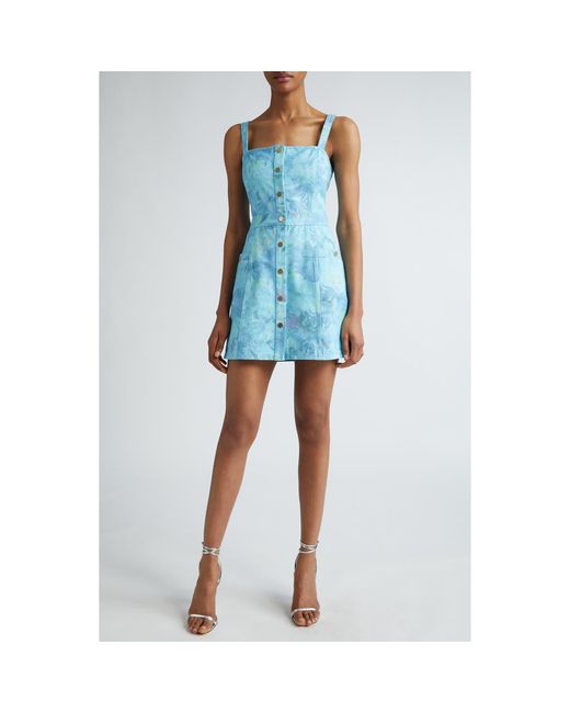 Ramy Brook Kelly Snap Front Dress in Blue | Lyst