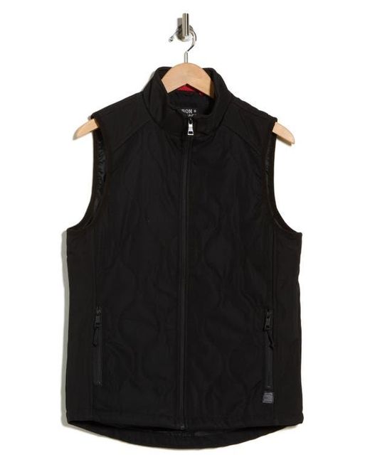 CARBON + CRAFT Quilted Vest in Black for Men | Lyst