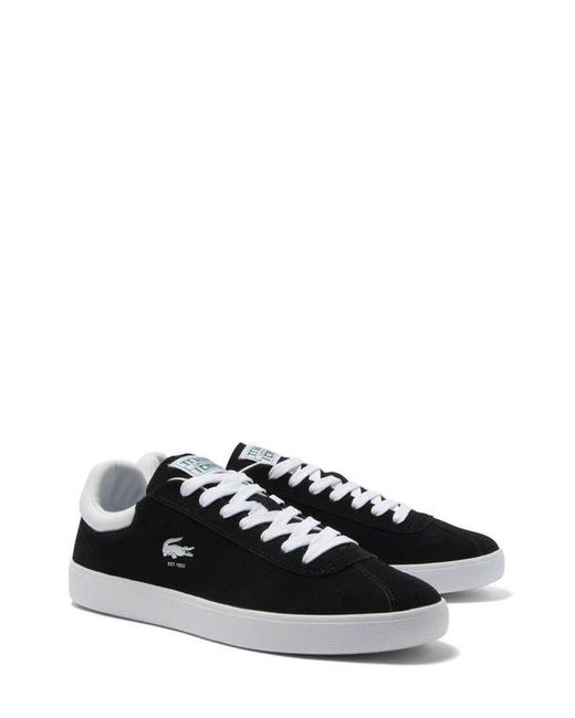 Lacoste Baseshot Leather Sneaker in Black for Men | Lyst