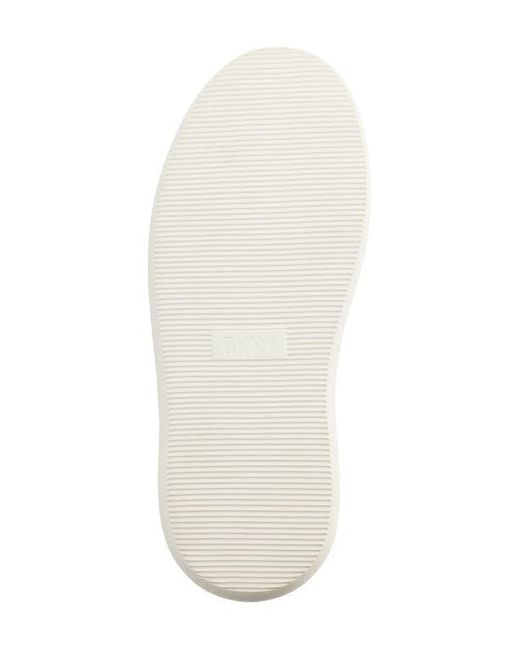 DKNY Aken Sneaker Boot in White | Lyst