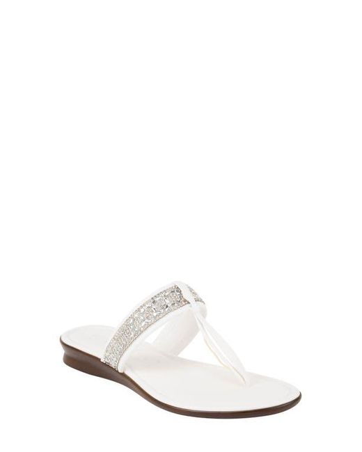 Italian Shoemakers Udella Flip Flop in White | Lyst