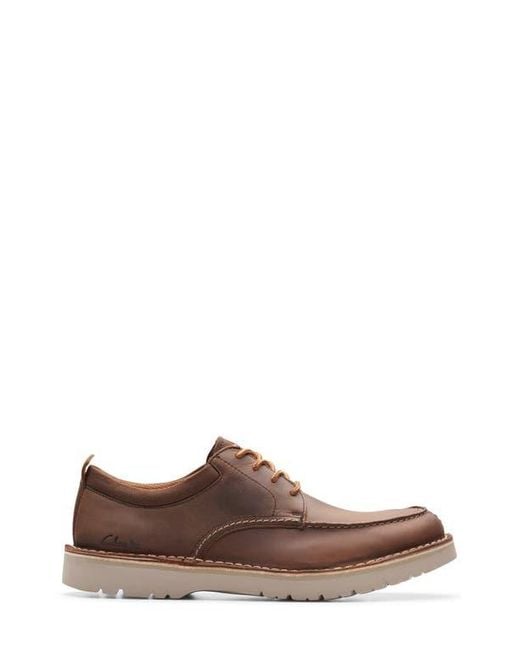 Clarks Eastridge Moc Toe Derby in Brown for Men | Lyst