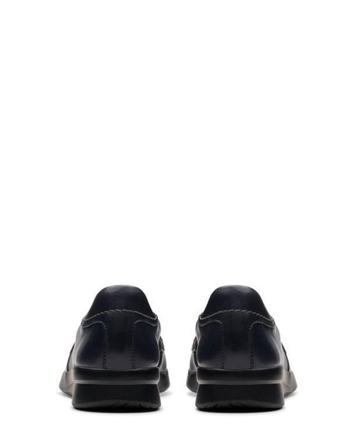 Clarks Penny Loafers With Wedge Heel in Blue | Lyst
