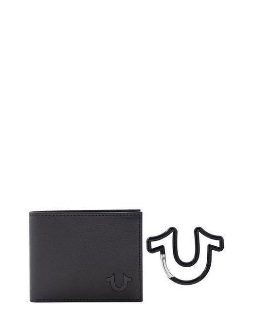 TRUE RELIGION Bifold Wallet & Horseshoe Carabiner Gift Set in White | Lyst