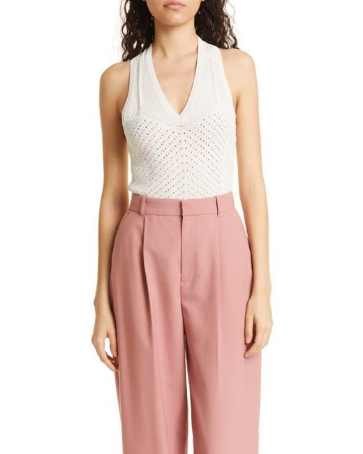 Ted Baker Yensine Open Stitch Sweater Tank in Pink | Lyst