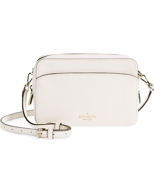 Kate Spade Lauryn Camera Bag in Natural | Lyst