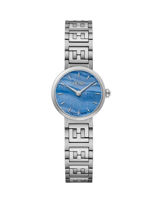 Fendi Forever Diamond Bracelet Watch, 19Mm in Blue | Lyst