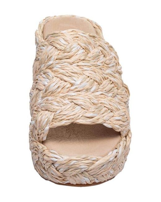 Antelope Kass Woven Raffia Platform Sandal in Natural | Lyst